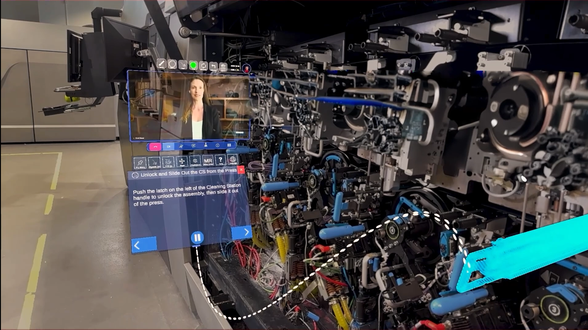 HMS SiNGRAY G2 - frontline.io - 3D AR Remote Training & Support